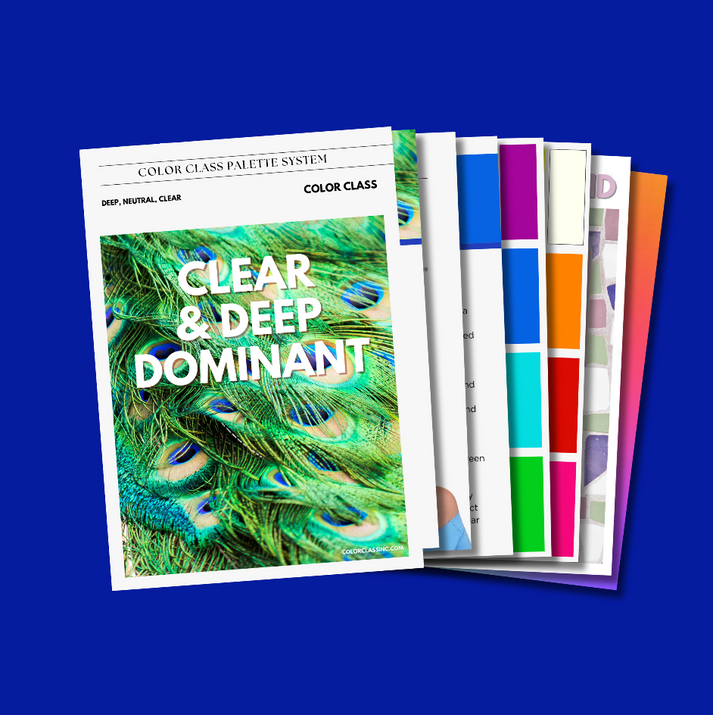 Deep and Clear Digital Color Palette Guide (Bridge between Clear Winte ...