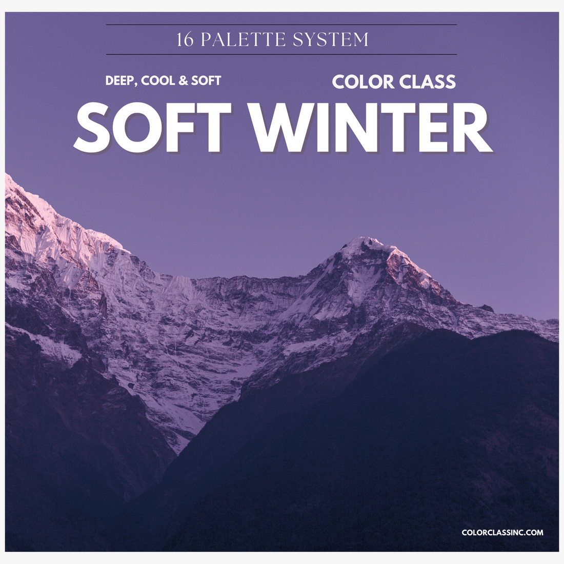 Soft Winter Digital Color Palette Guide – Color Class